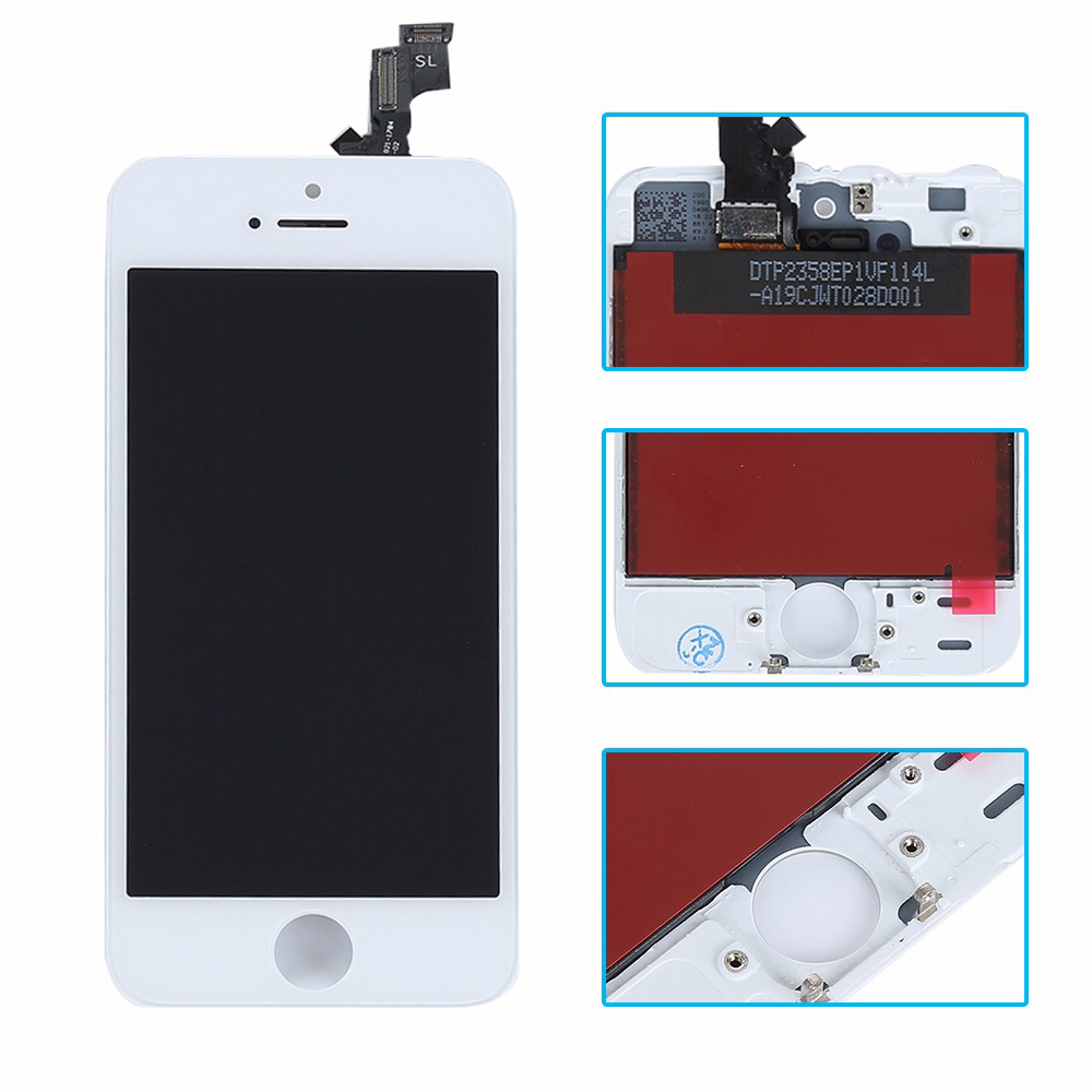 LCD Screen Assembly with Frame for iPhone SE white